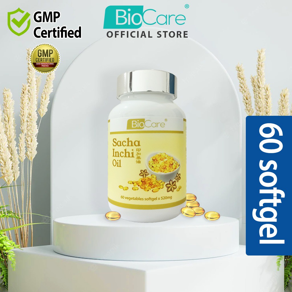 BioCare Sacha Inchi Oil Softgel 60’s – BMSB Trader