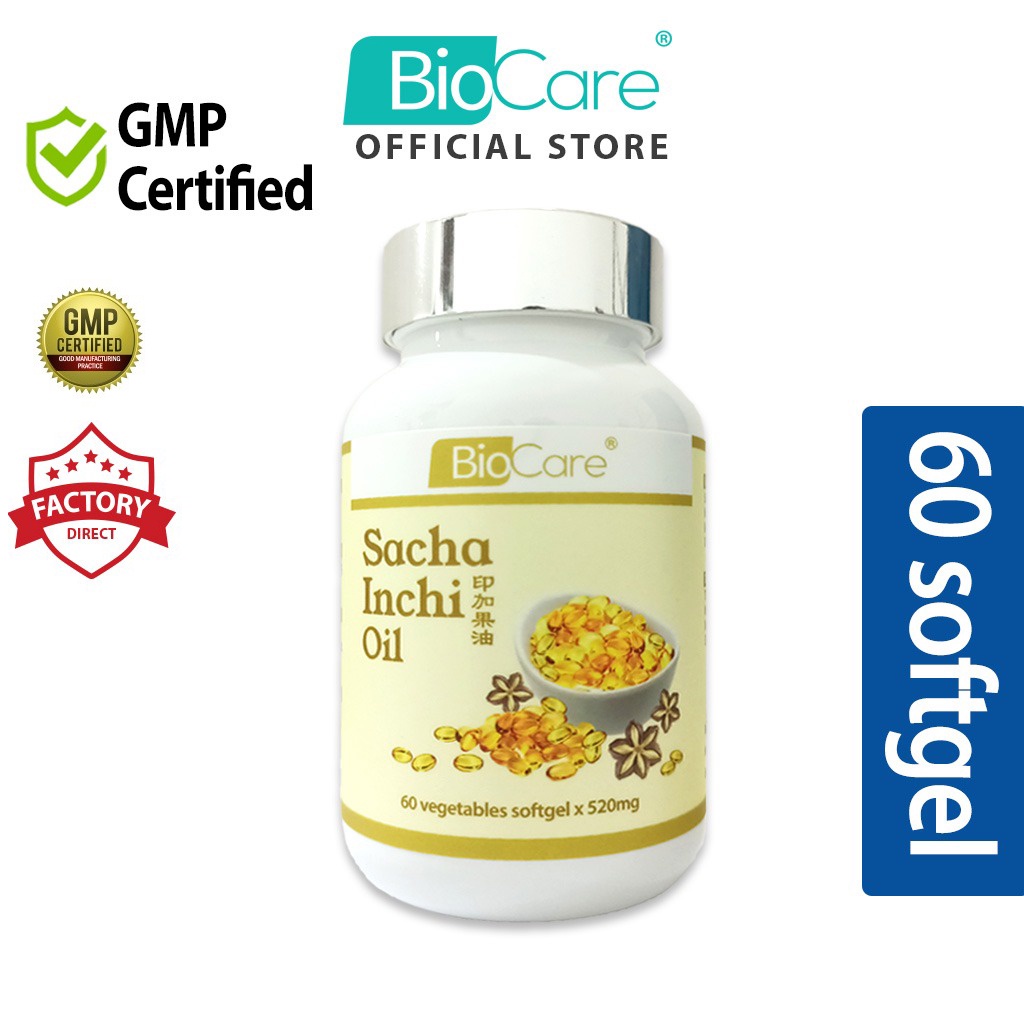 BioCare Sacha Inchi Oil Softgel 60’s – BMSB Trader